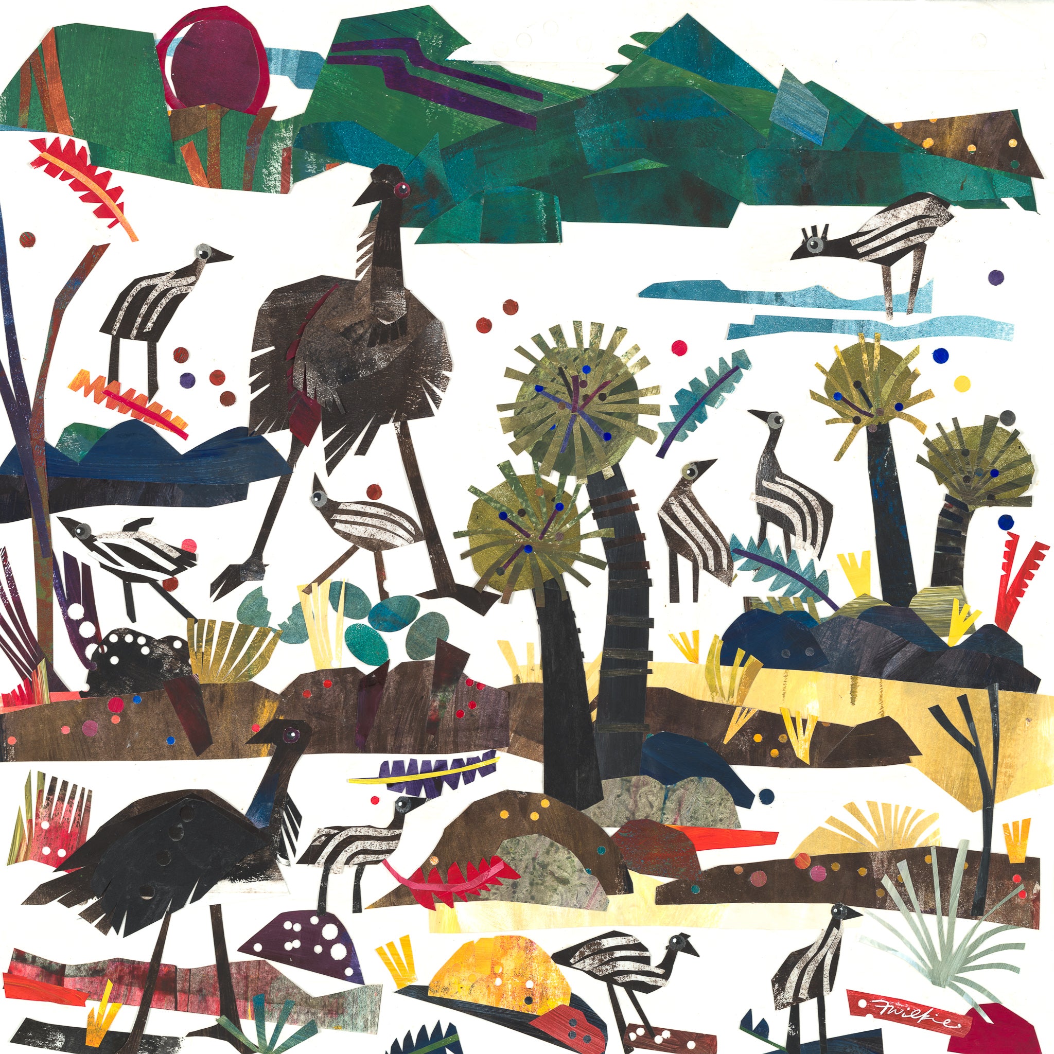 'Many Eyes' - Bular Mial, The Stirling Ranges – Fi Wilkie Art