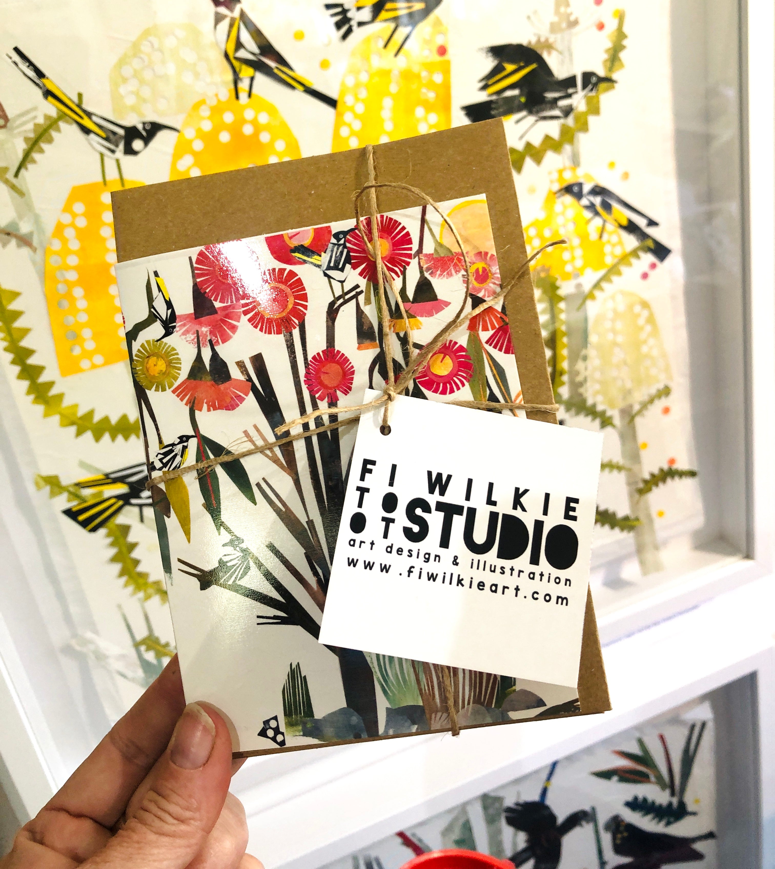 Wander Out Yonder Card series pack of 5 – Fi Wilkie Art