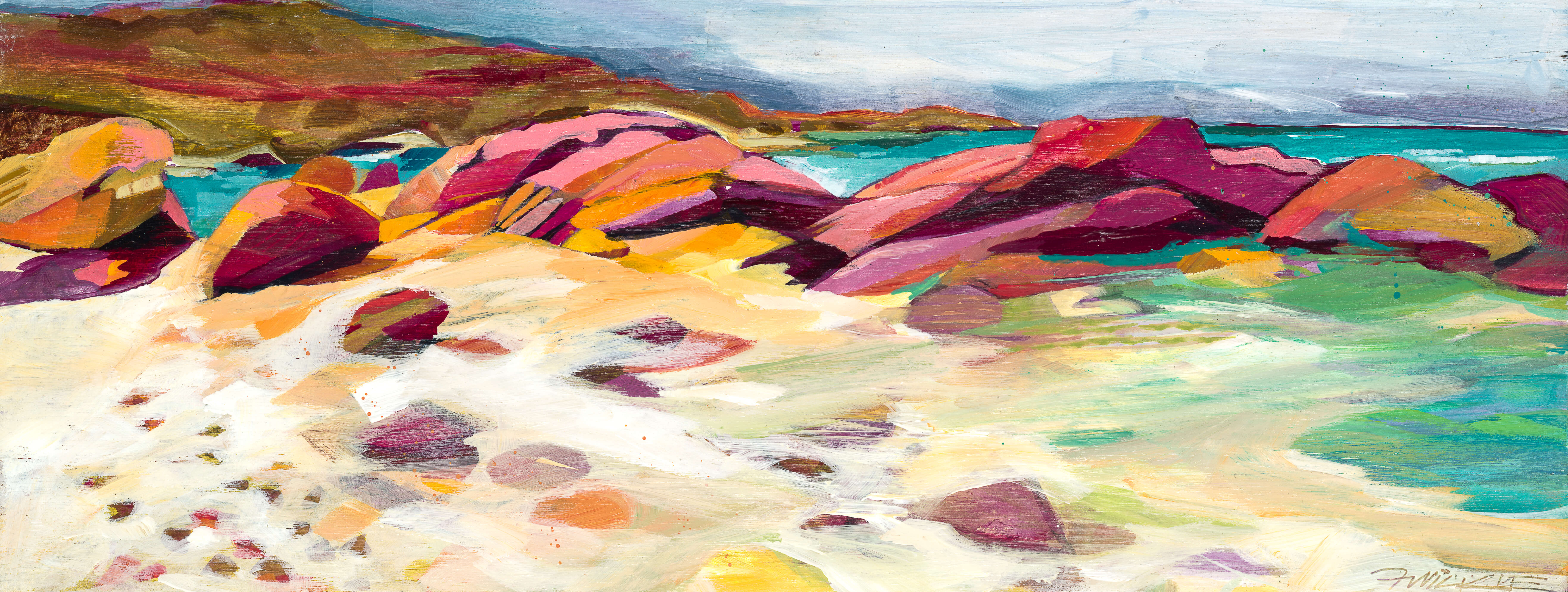 Redgate Beach, Margaret River, WA. – Fi Wilkie Art